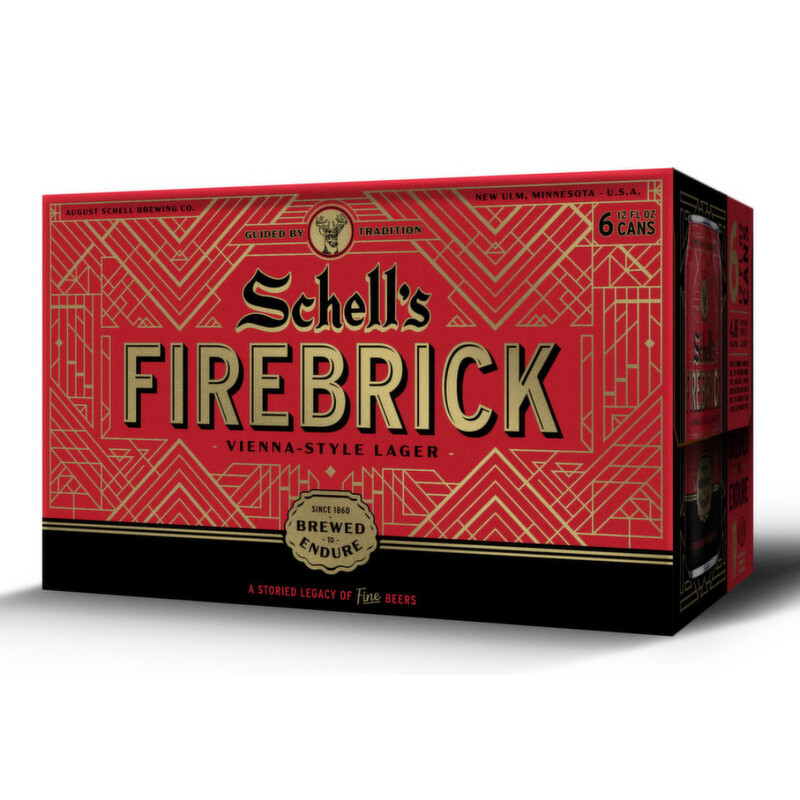 Schell's Firebrick Vienna Lager 6pk Can
