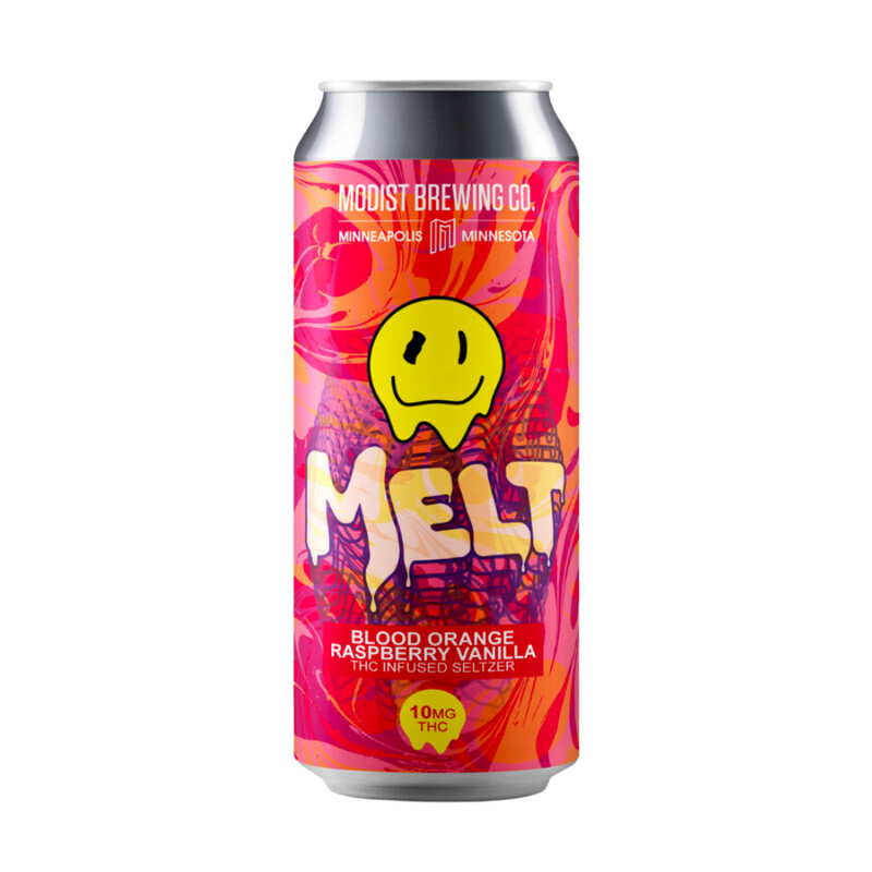 Modist MELT Blood Orange Raspberry Vanilla THC (10 MG) 4pk Can