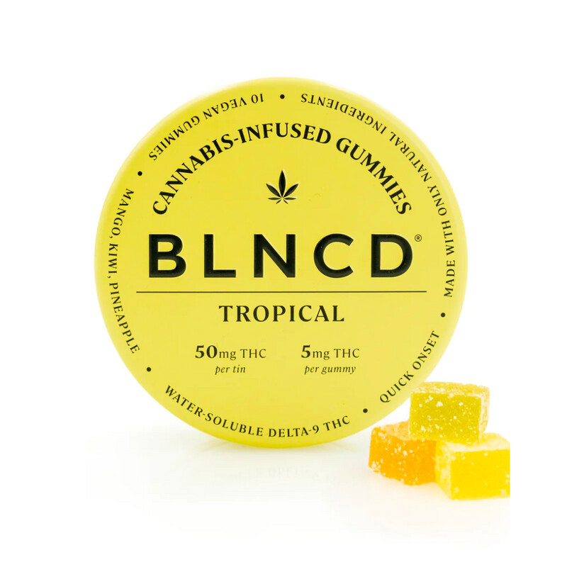 BLNCD Tropical THC Gummies 10pk Tin