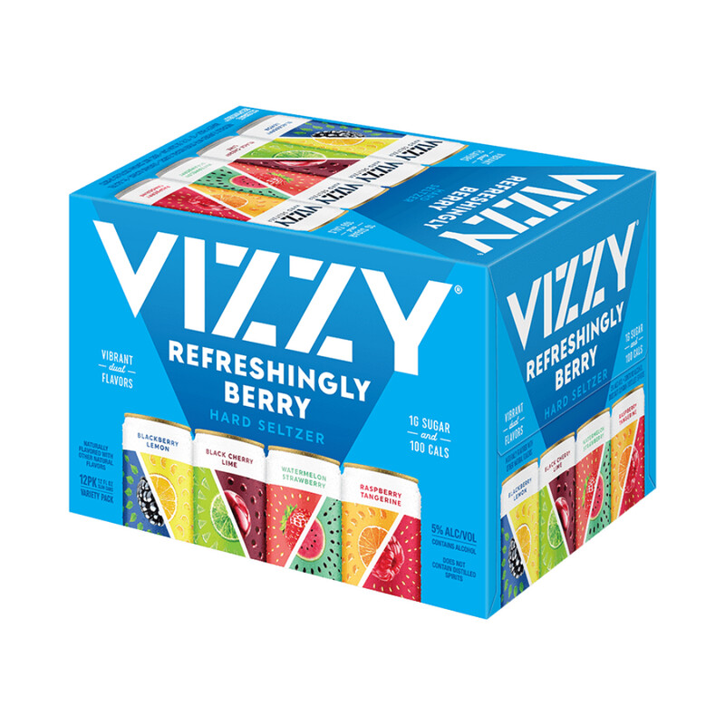 Vizzy Refreshingly Berry Hard Seltzer Variety 12pk Cans
