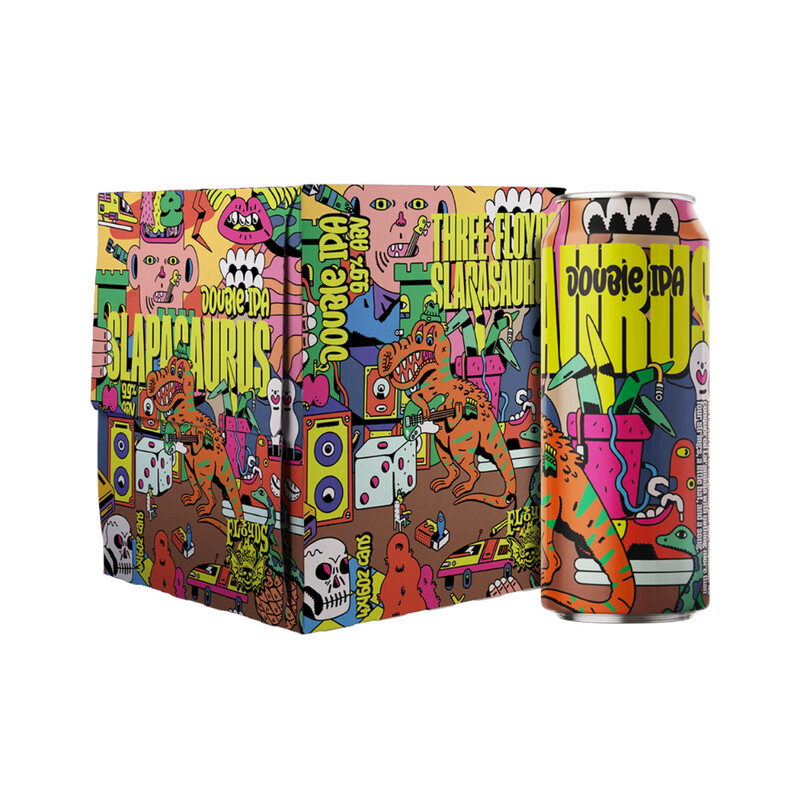 Three Floyds Slapasaurus Double IPA 4pk Can