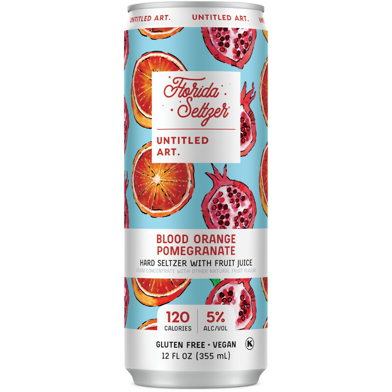 Untitled Art Florida Seltzer Blood Orange Pomegranate 6pk Cans