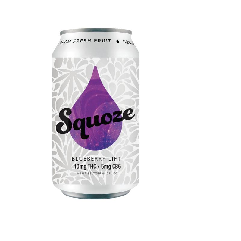 Squoze Blueberry Lift THC (10 MG) 4pk Can
