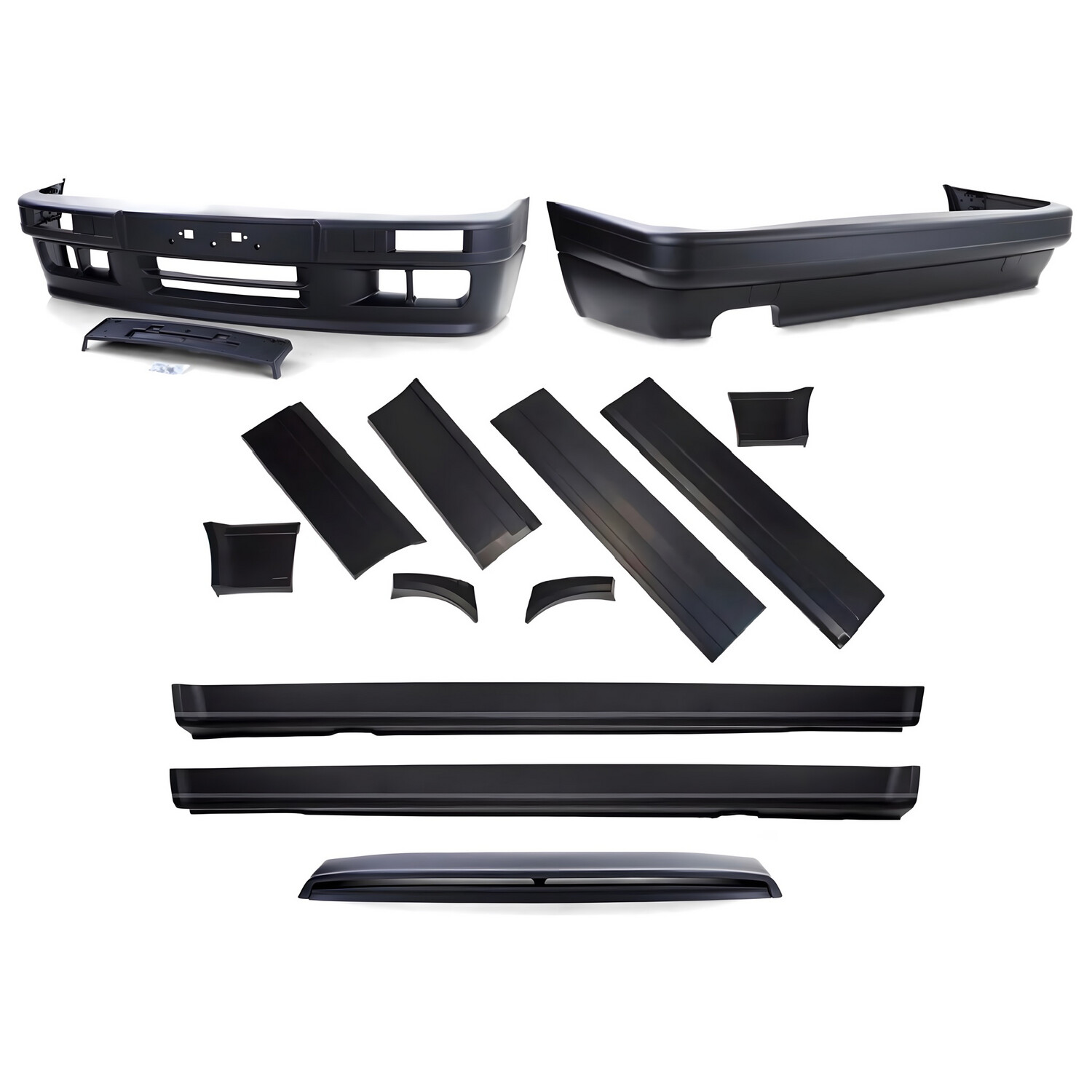 BMW E30 MTech 2 Complete Body Kit MTech 2 Rear Spoiler Sedan BMW E30 MTech 2 Complete Body Kit MTech 2 Rear Spoiler Sedan