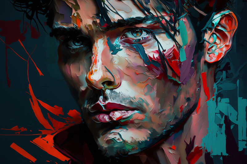 ABSTRACT MEN CANVAS COLLECTION