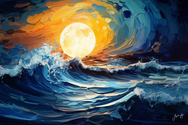 ABSTRACT MARINE ART PRINTS