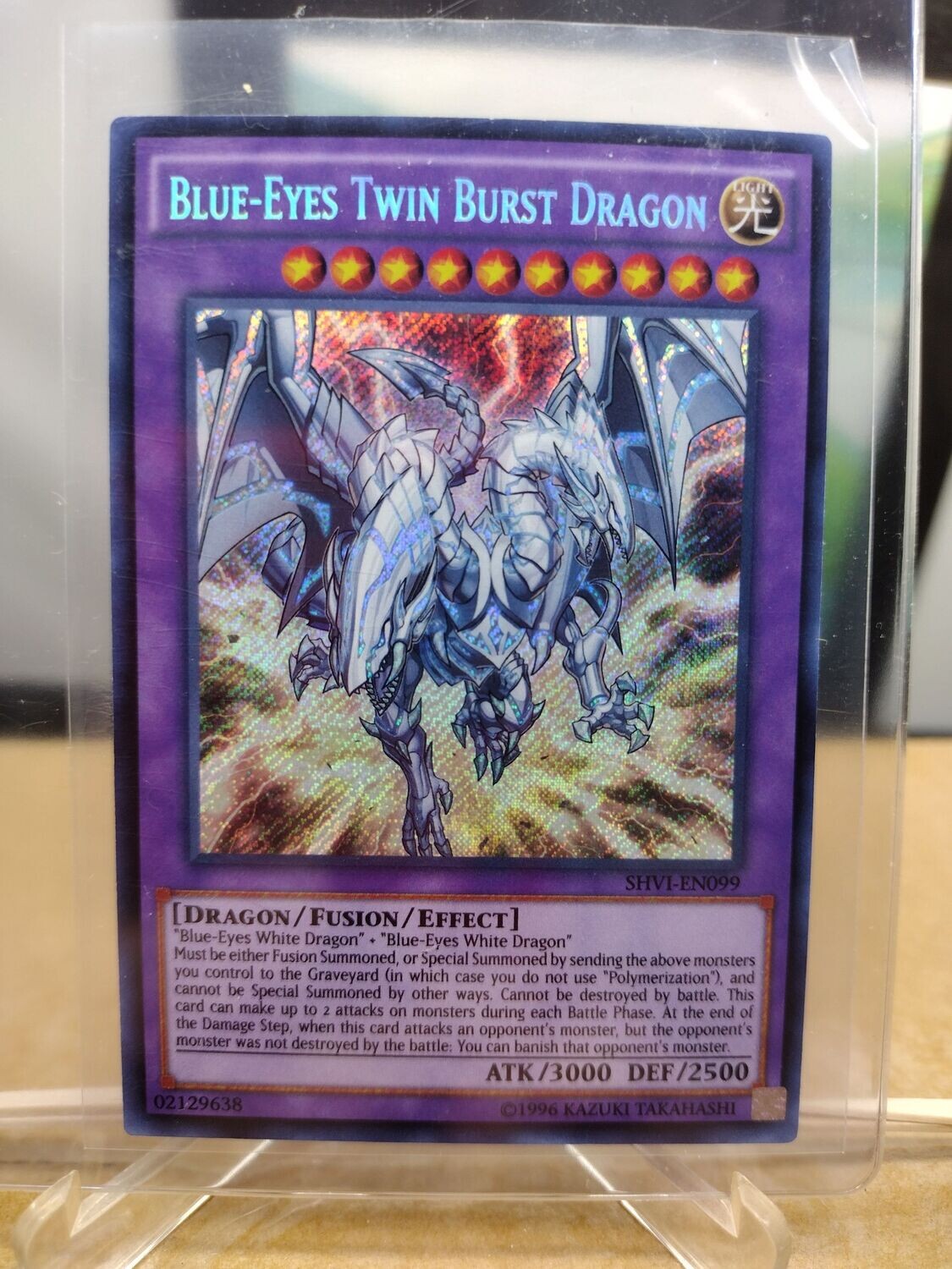 Yugioh Blue Eyes Twin Dragon