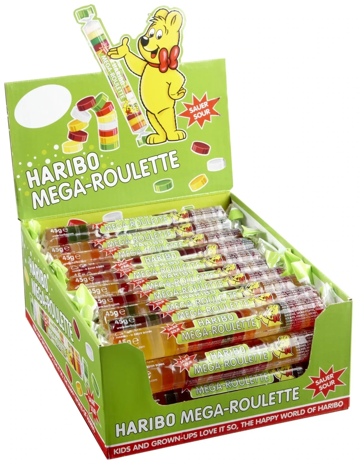 Haribo Mega Roulette box x 40 All flavors