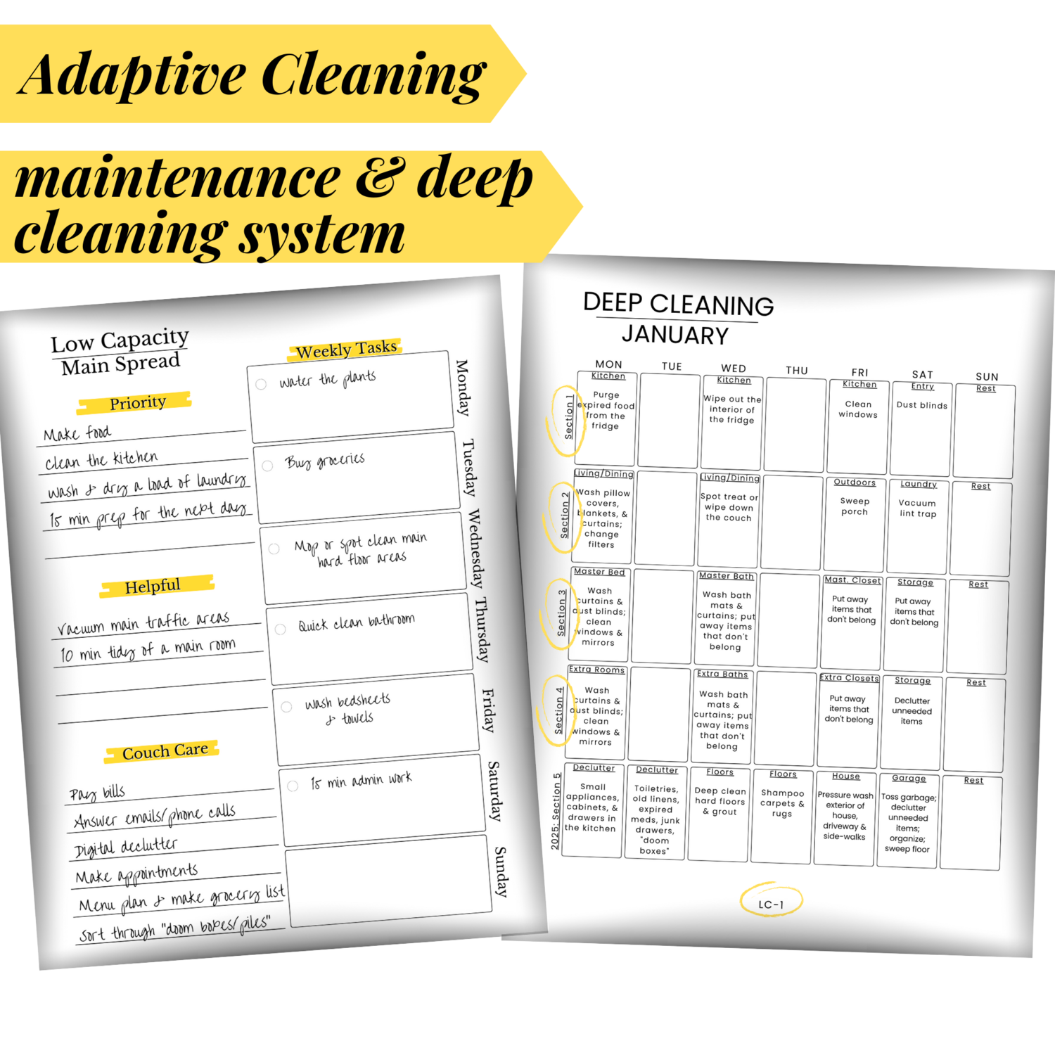 Adaptive Cleaning System (Printable)
