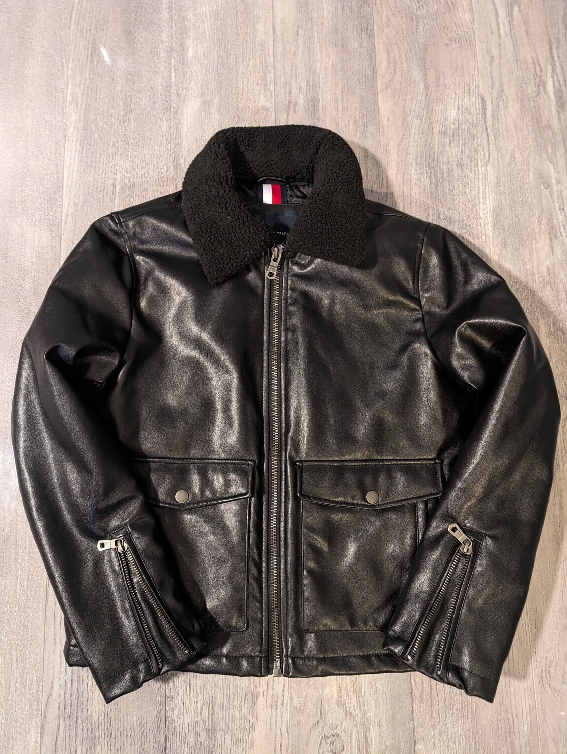 Tommy Hilfiger Men’s Classic Faux Leather Jacket - Store