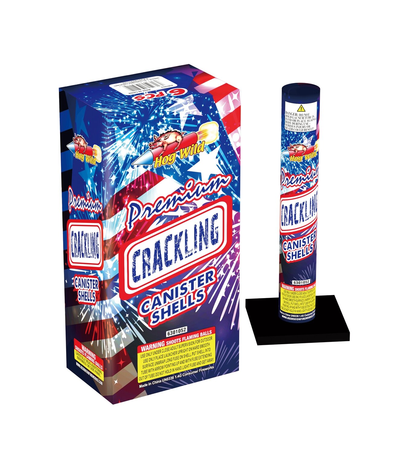 Crackling Artillery 6 Canister shells