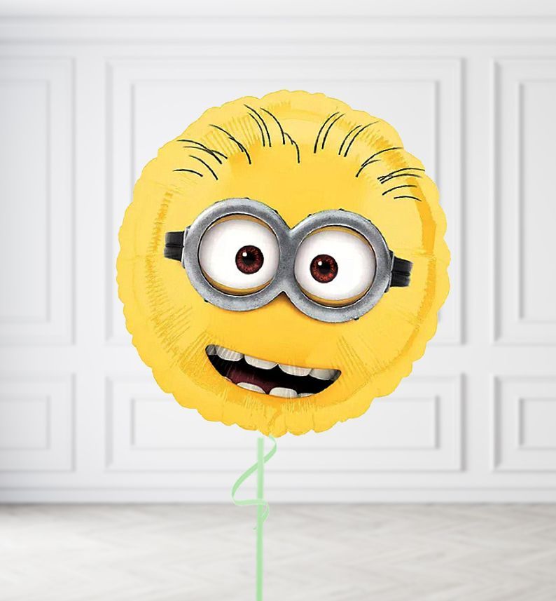 Minions Round Helium Balloon Delivery | Cloud 9 Balloons