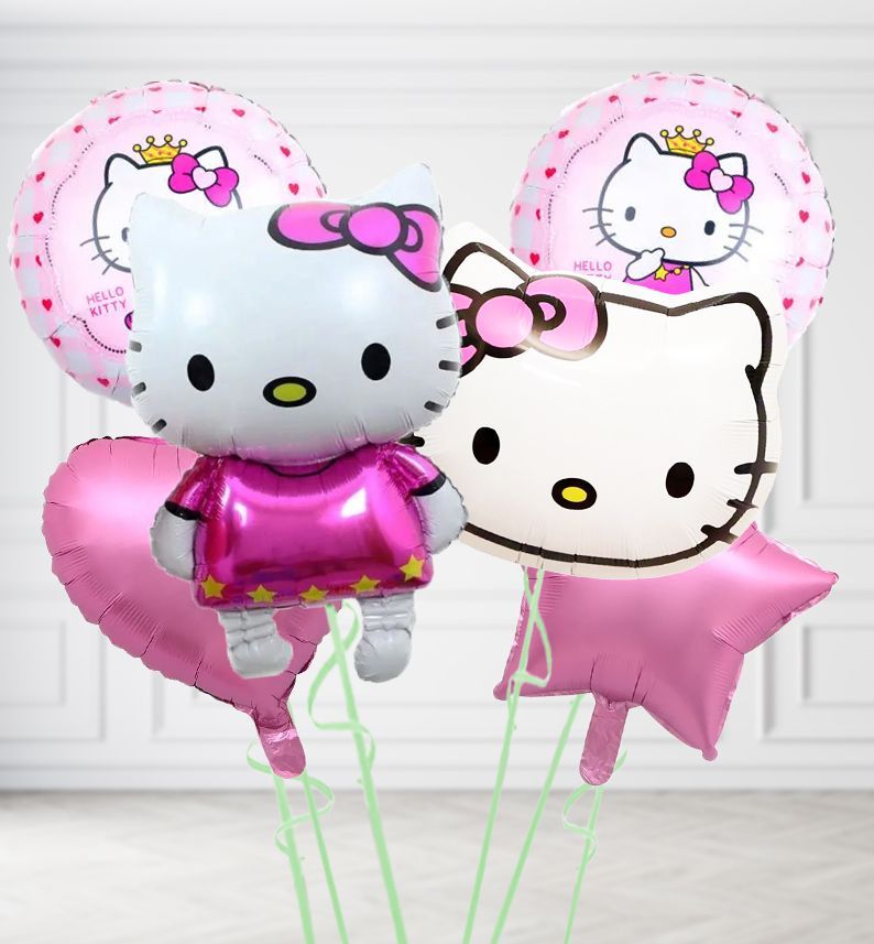 Hello Kitty Balloons for Sanrio and Hello Kitty Parties delivered in the UK