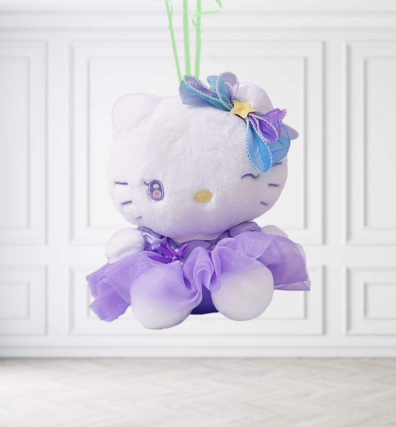 Lilac Hello Kitty Soft Plush Toy