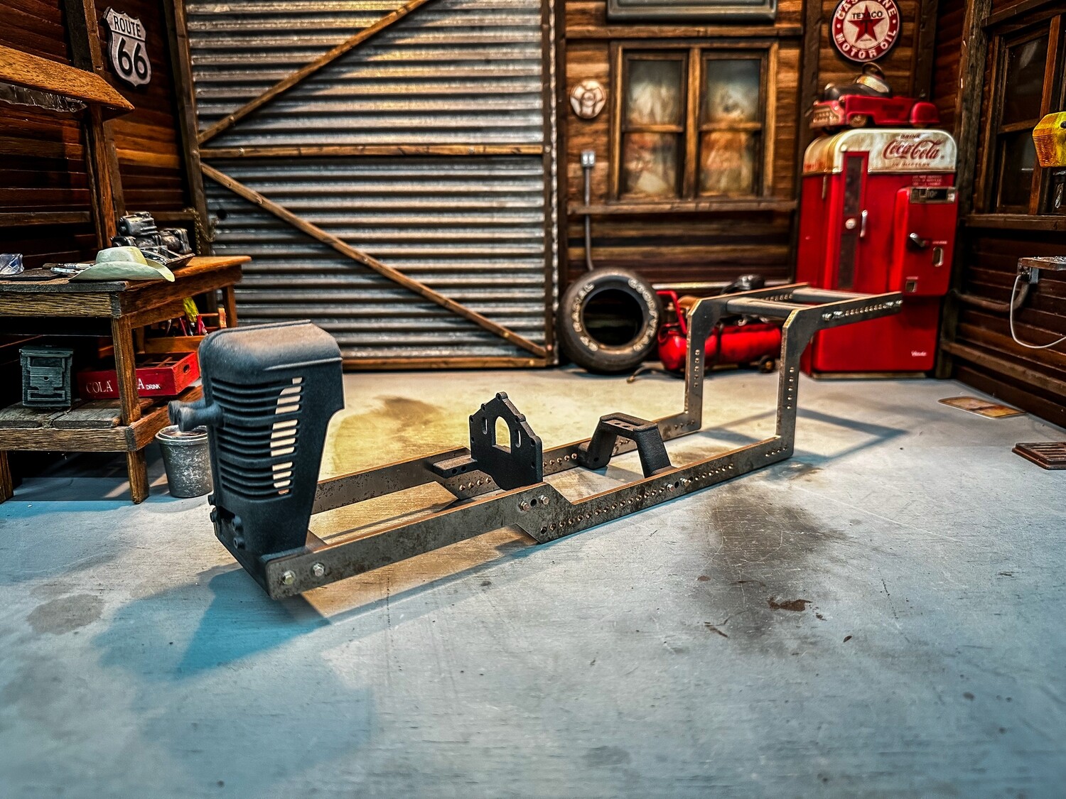 1/10 Scale Old #2 RC Rat Rod Chassis Builders Kit