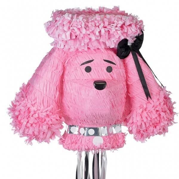 Pinata-Pink Poodle-1pkg-16.5''x12.5"
