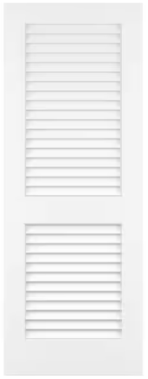 3068 Right Hand Louver over Louver Pre-hung Unit