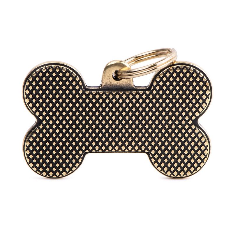 Extra Large Bone Bronx Rhombus English Brass