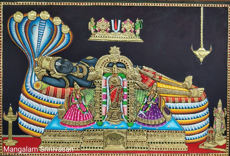 Ranganathar Tanjore painting