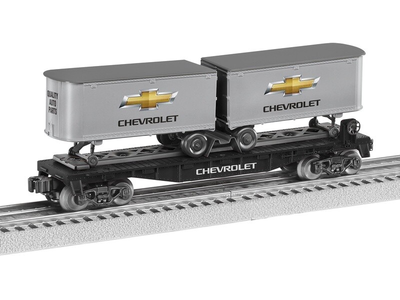 Lionel Trailers on Flatcar - Chevrolet