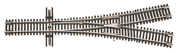 Code 55 Turnout, Nickel-Silver Rail, Brown Ties -- #2-1/2 Wye