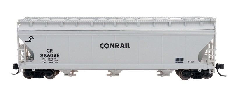 InterMountain N ACF 4650 Cu. Ft. 3 Bay Hopper - Conrail
