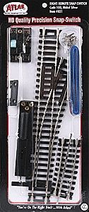 Atlas 851 - Code 100 Remote Control Snap-Switch(R) Turnout - Nickel ...
