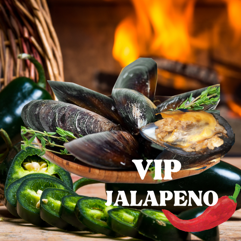 Turkish stuffed mussels Midye Dolma 1000gram/ VIP Flavour Spicy (Yellow)