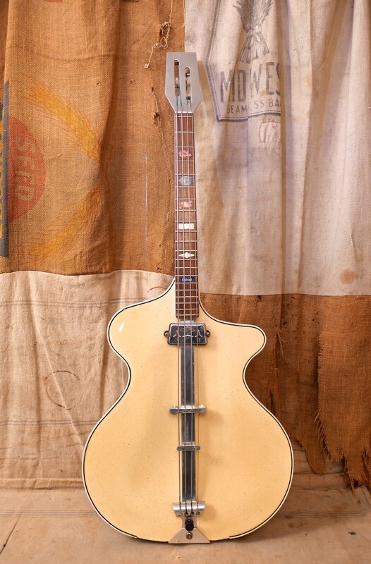 1960 Wandre Waid Bass Sparkle White