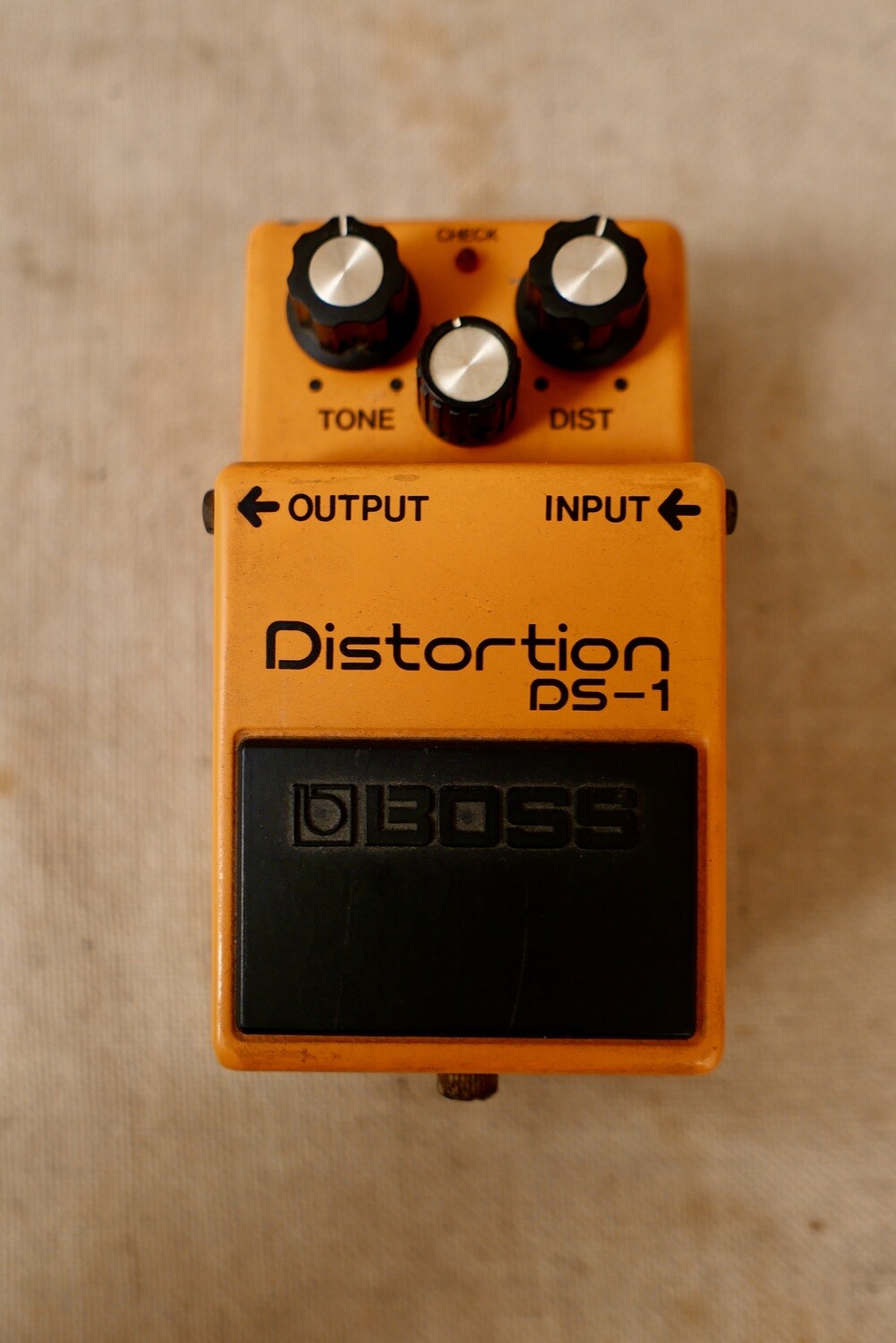 Boss DS-1 Distortion "Long Dash" Silver Screw