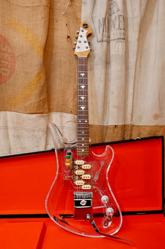 1990s Teisco Spectrum 5 Reissue Clear