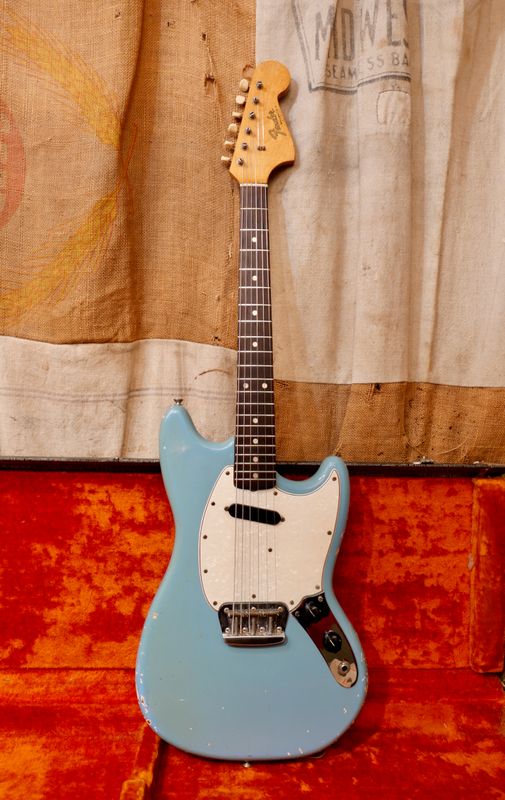 1965 Fender Musicmaster II Short Scale Blue