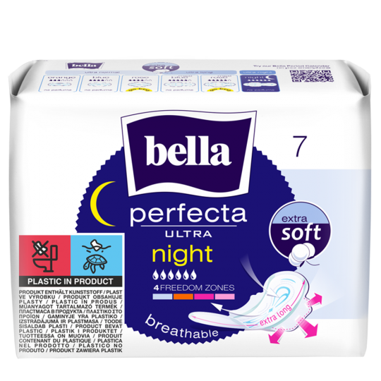 BELLA PERFECTA ULTRA NIGHT EXTRA SOFT PAD 7'S