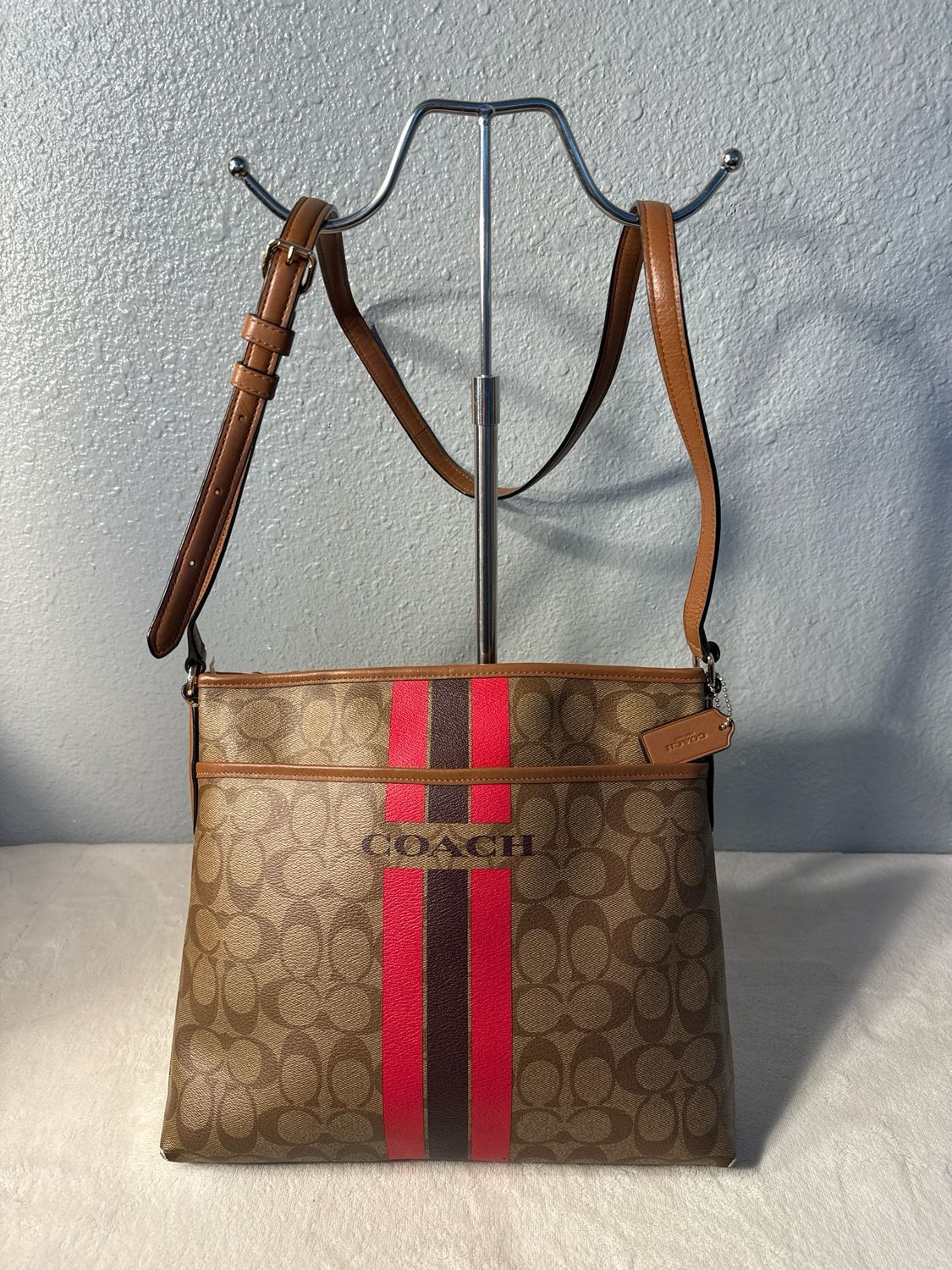 Coach Signature Codes Canvas Crossbody