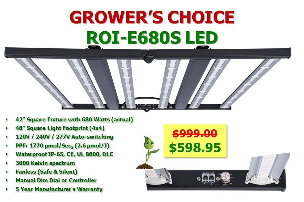 Grower's Choice ROI-e680S LED 120-277V