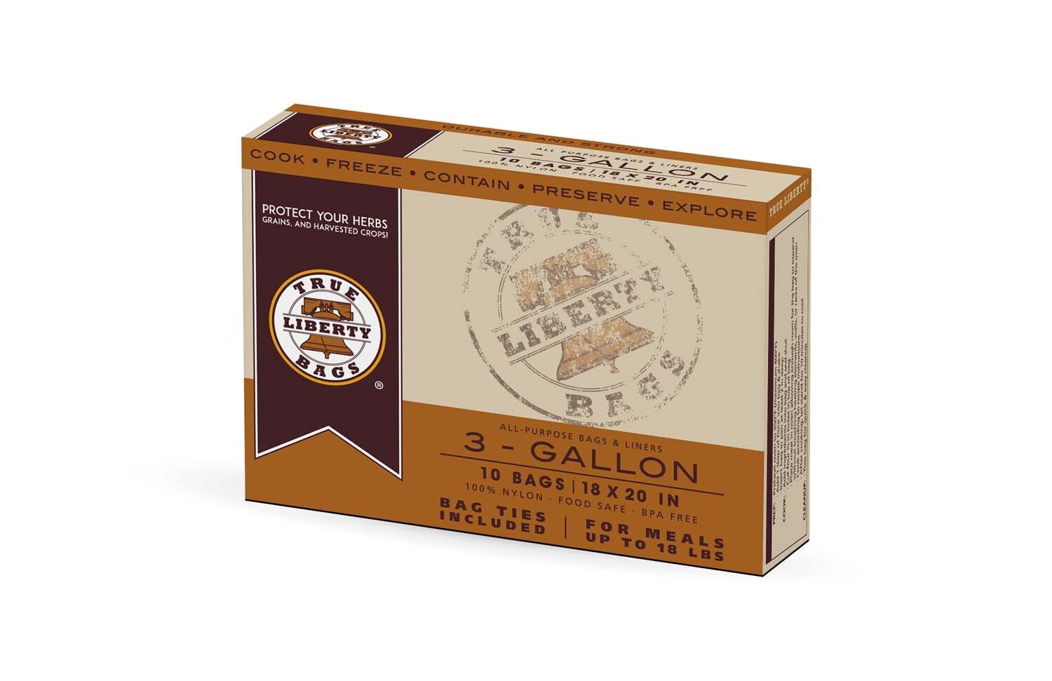 True Liberty 3 Gallon Turkey Bags 10/Box