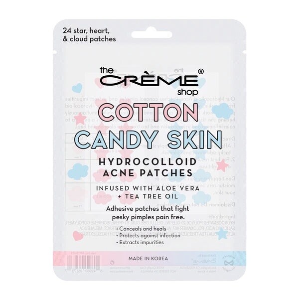 TCS Cotton Candy Skin Hydrocolloid Acne Patches with Aloe