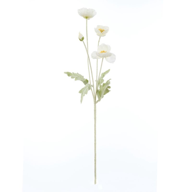 Poppy Spray 60x8x12cm Cream