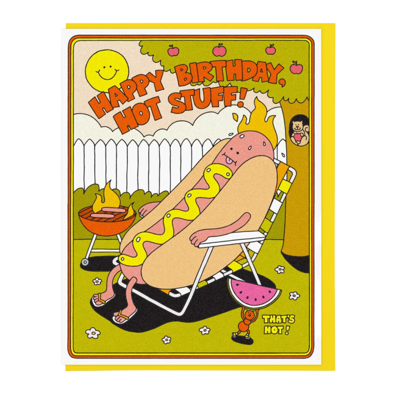 HAPPY BIRTHDAY HOT STUFF CARD