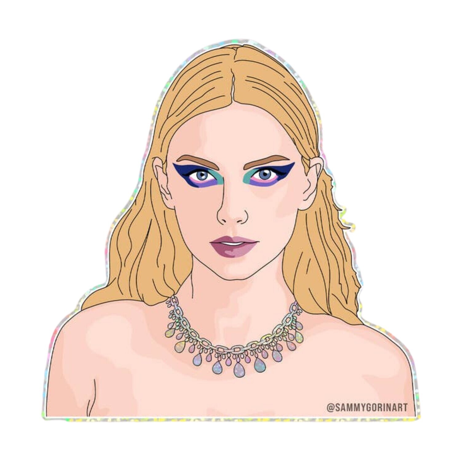 Taylor Swift Bejeweled Glitter Sticker