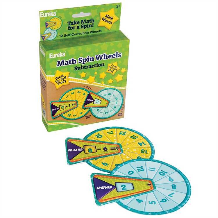 MATH SPIN WHEELS SUBTRACTION