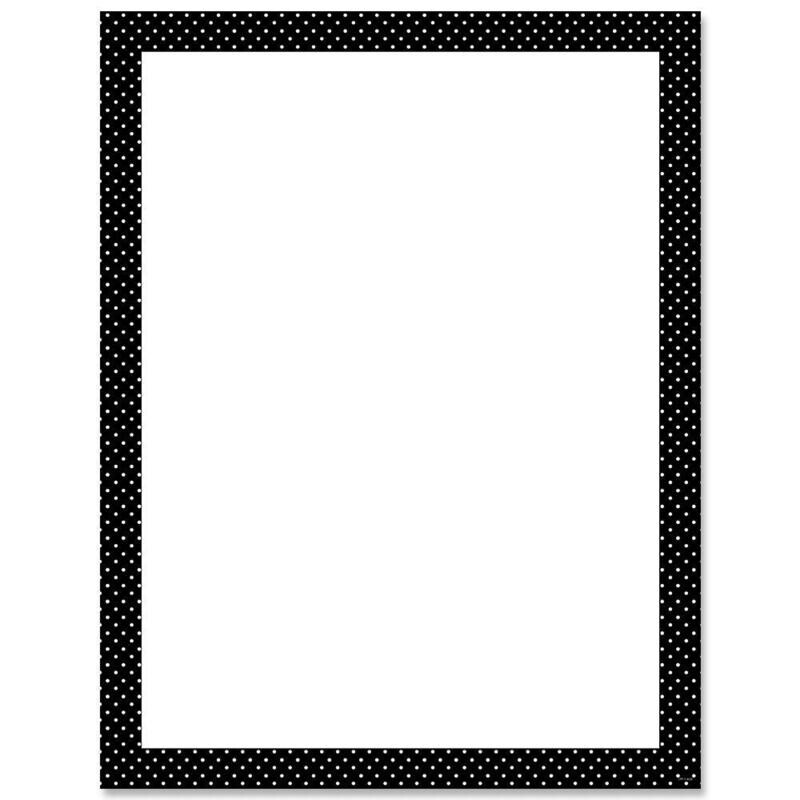 BLACK/WHITE DOT BLANK CHART