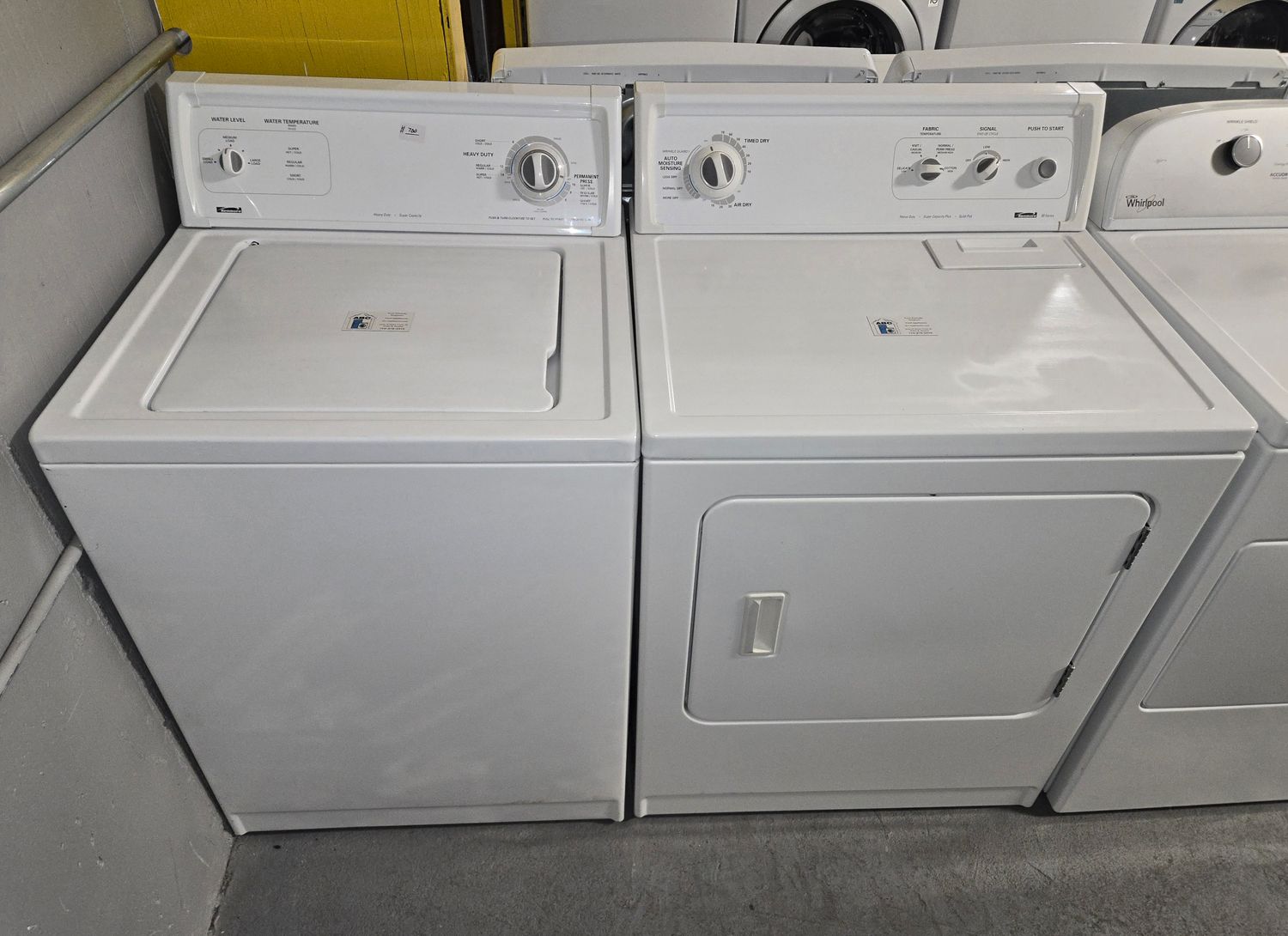 Kenmore Direct Drive Heavy Duty Washer & Large Capacity Electric Dryer ...