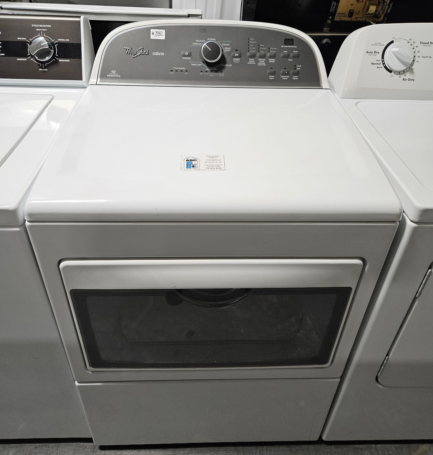 WHIRLPOOL Heavy Duty Large Capacity Electric Dryer 7.4cu.ft. 1 Year ...