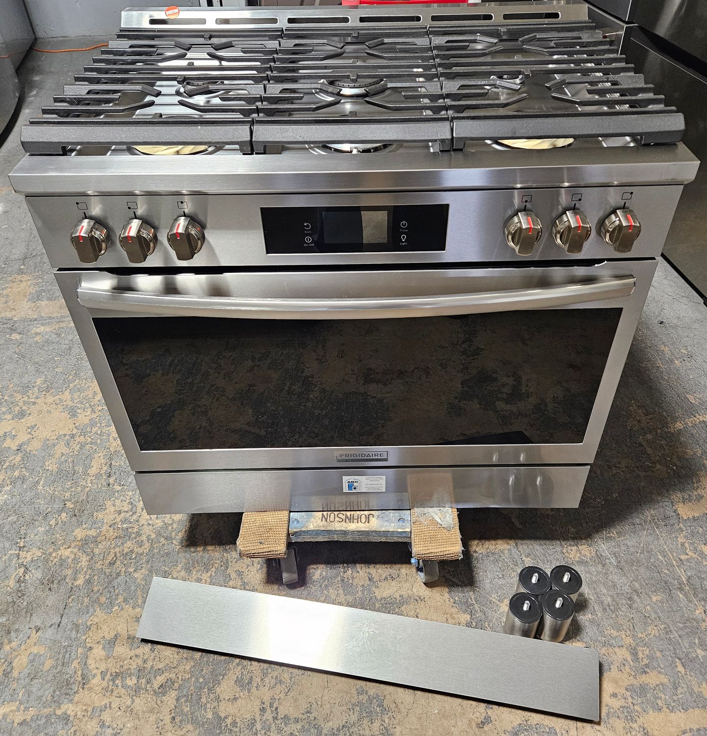 NEW! 36in Frigidaire Gallery Dual-Fuel Range w/ Air Fry in Stainless Steel