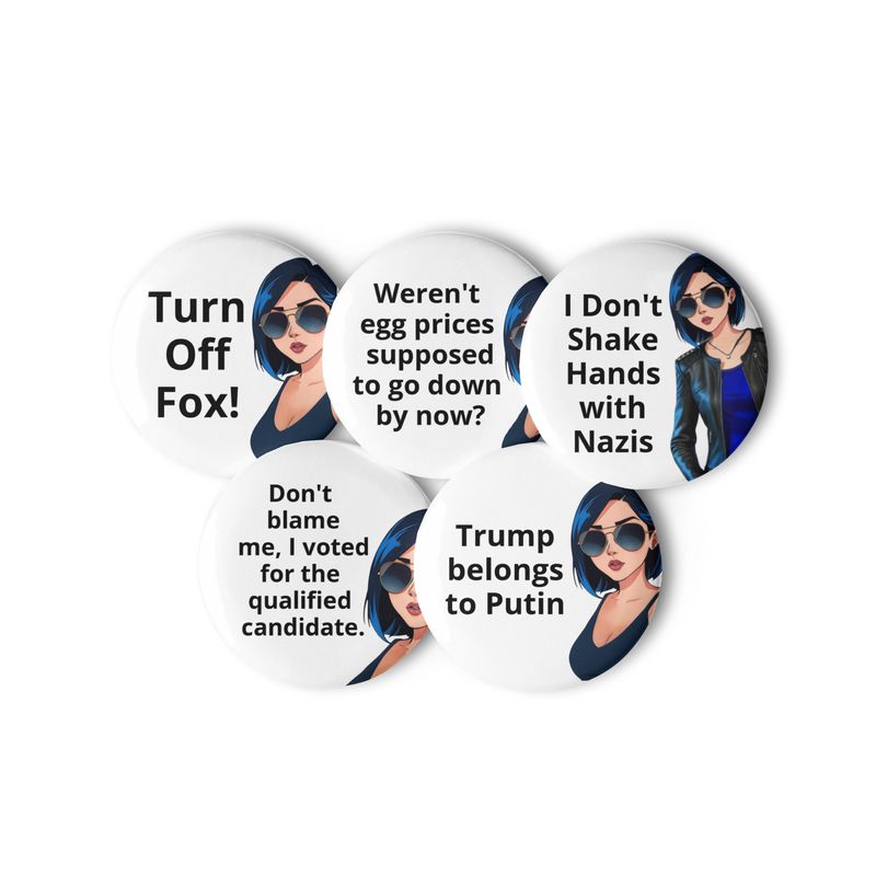 Dark Libby Speaks Pins