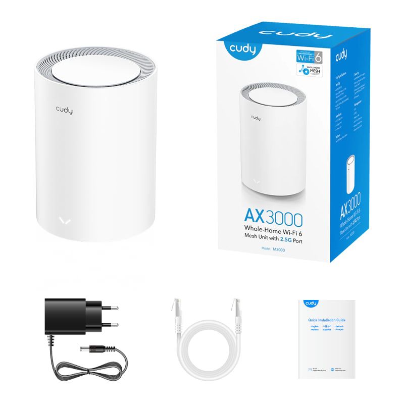 Cudy AX3000 WiFi 6 Mesh Single Node