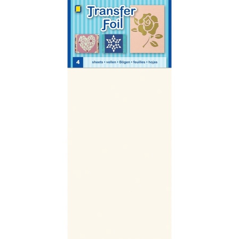 STICKER TRANSFER FOIL 4 SHEETS