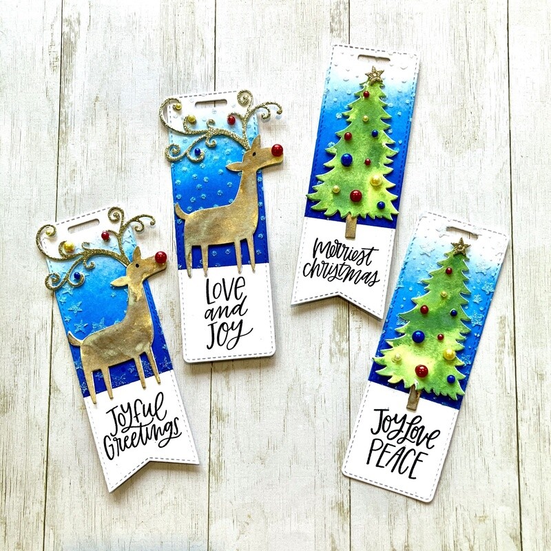 REINDEER & TREE GIFT TAG KIT