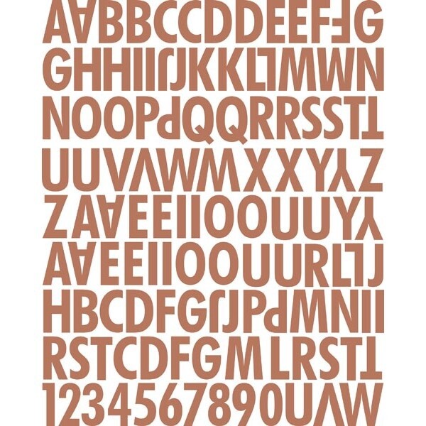 CANVAS ALPHABET STICKER SHEET FAIRY RHYMES